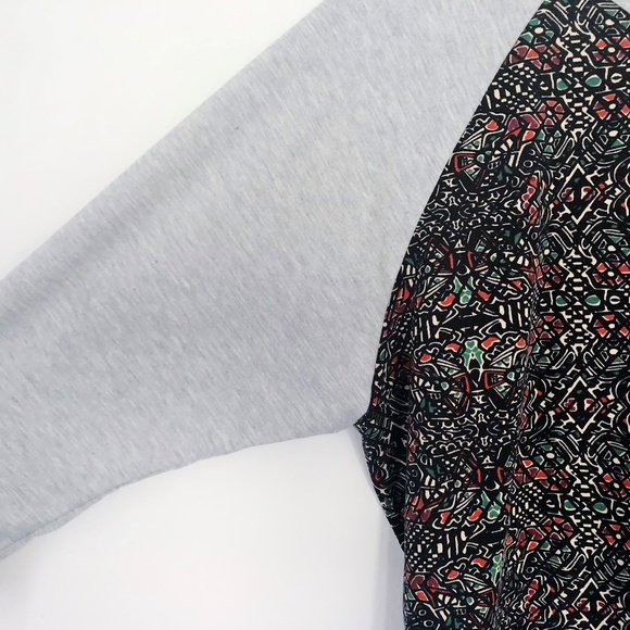 LuLaRoe | Tops | Lularoe Randy Heathered Gray Baseball Tee Nwt Xl ...